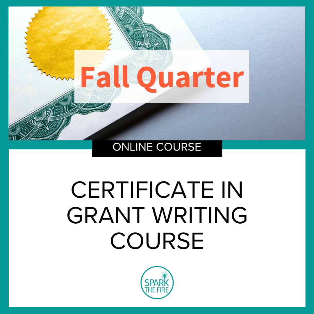 Spark the Fire Grant Writing Classes