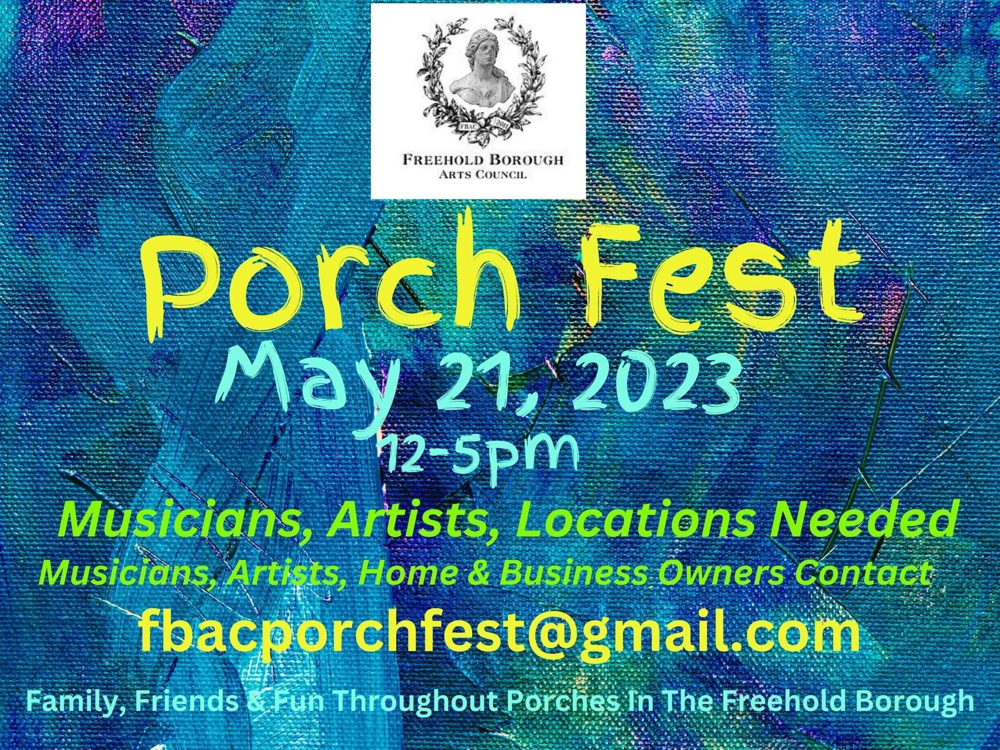 Events — FREEHOLD BOROUGH ARTS COUNCIL