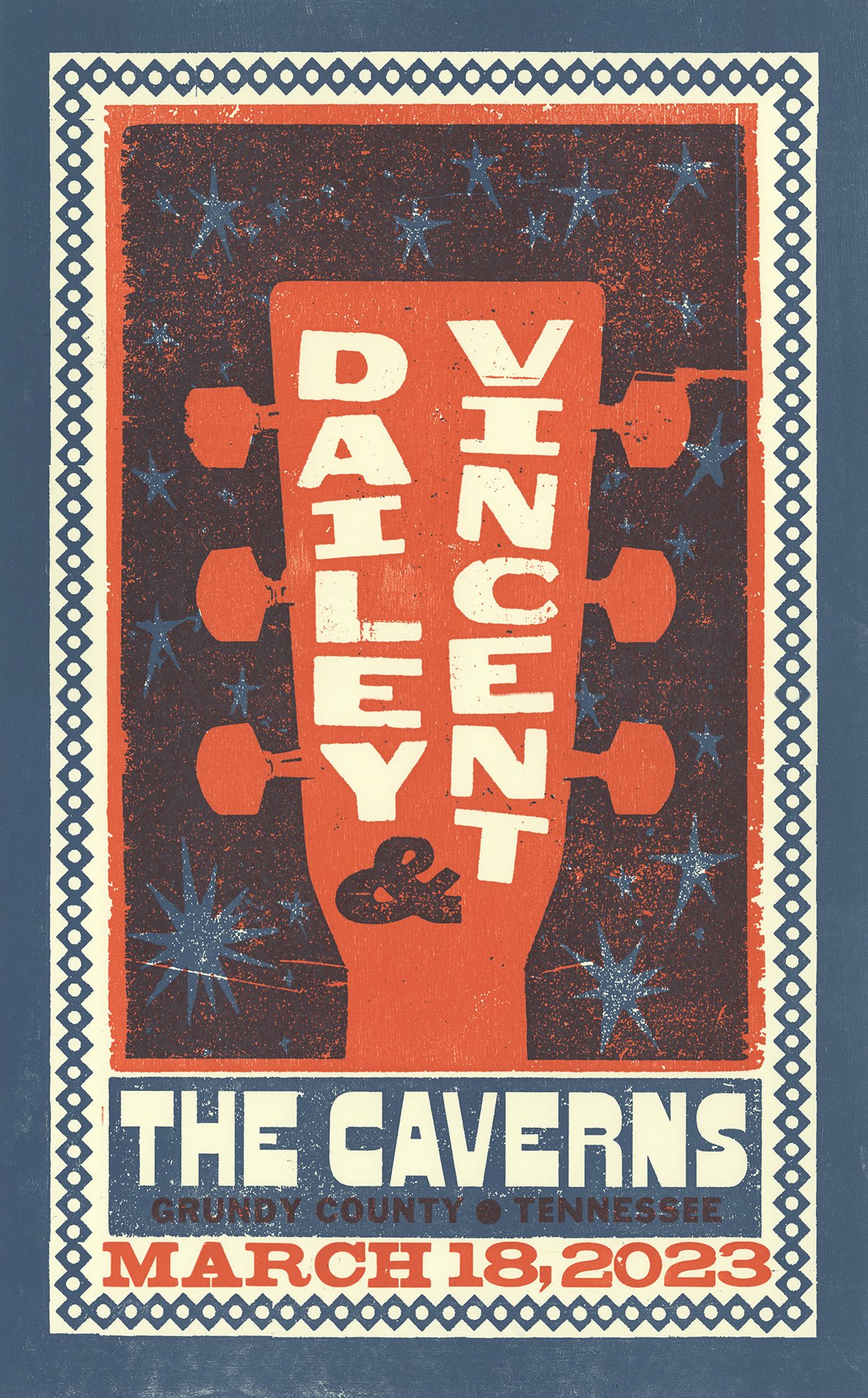 Dailey & Vincent Show Poster — Brad Vetter Design