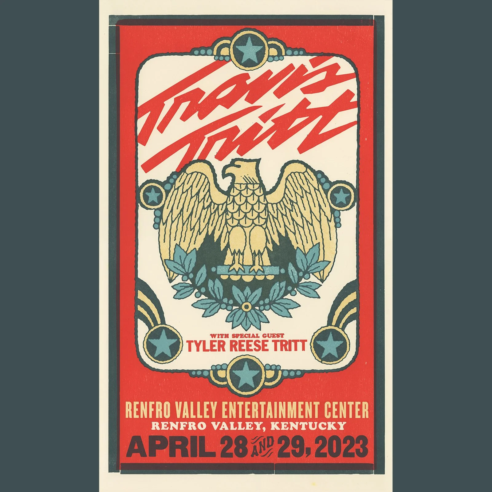 Travis Tritt Show Poster — Brad Vetter Design