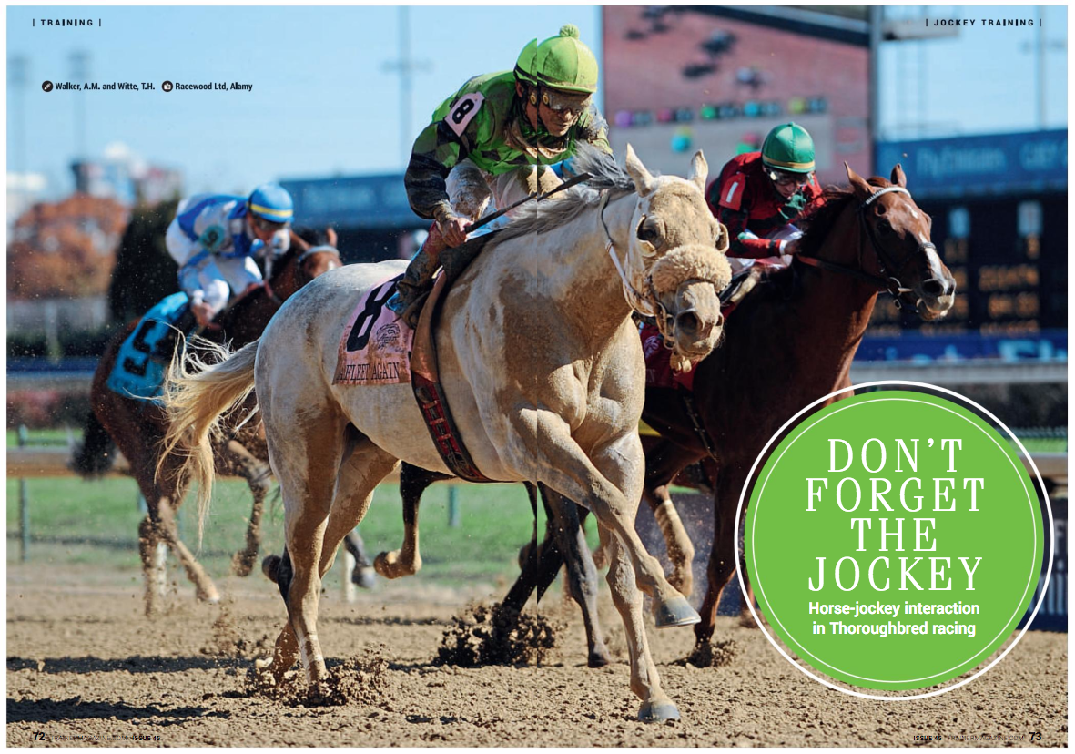Don't forget the jockey | Trainer Magazine | North American Article Index