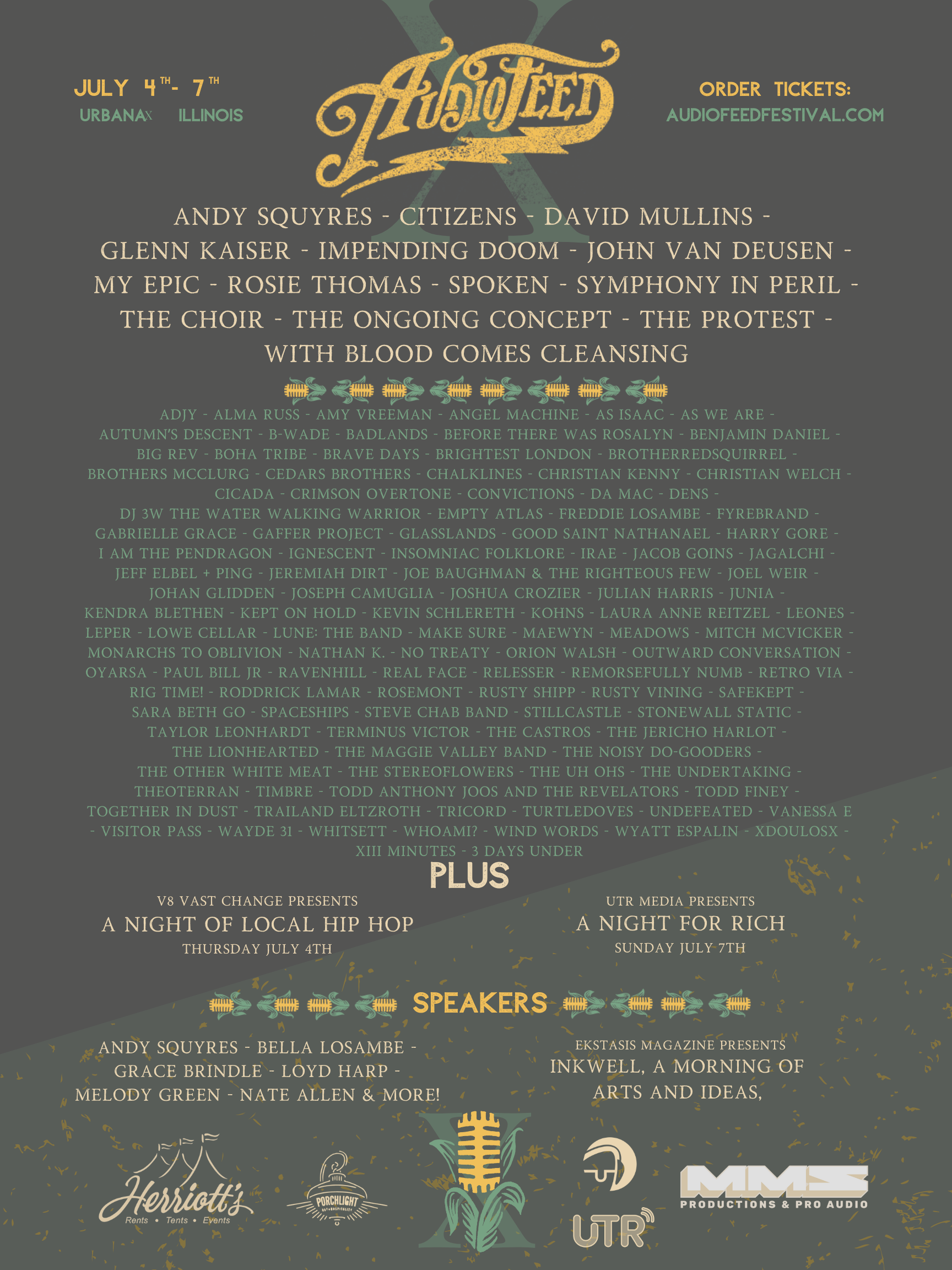 Lineup — AudioFeed Festival