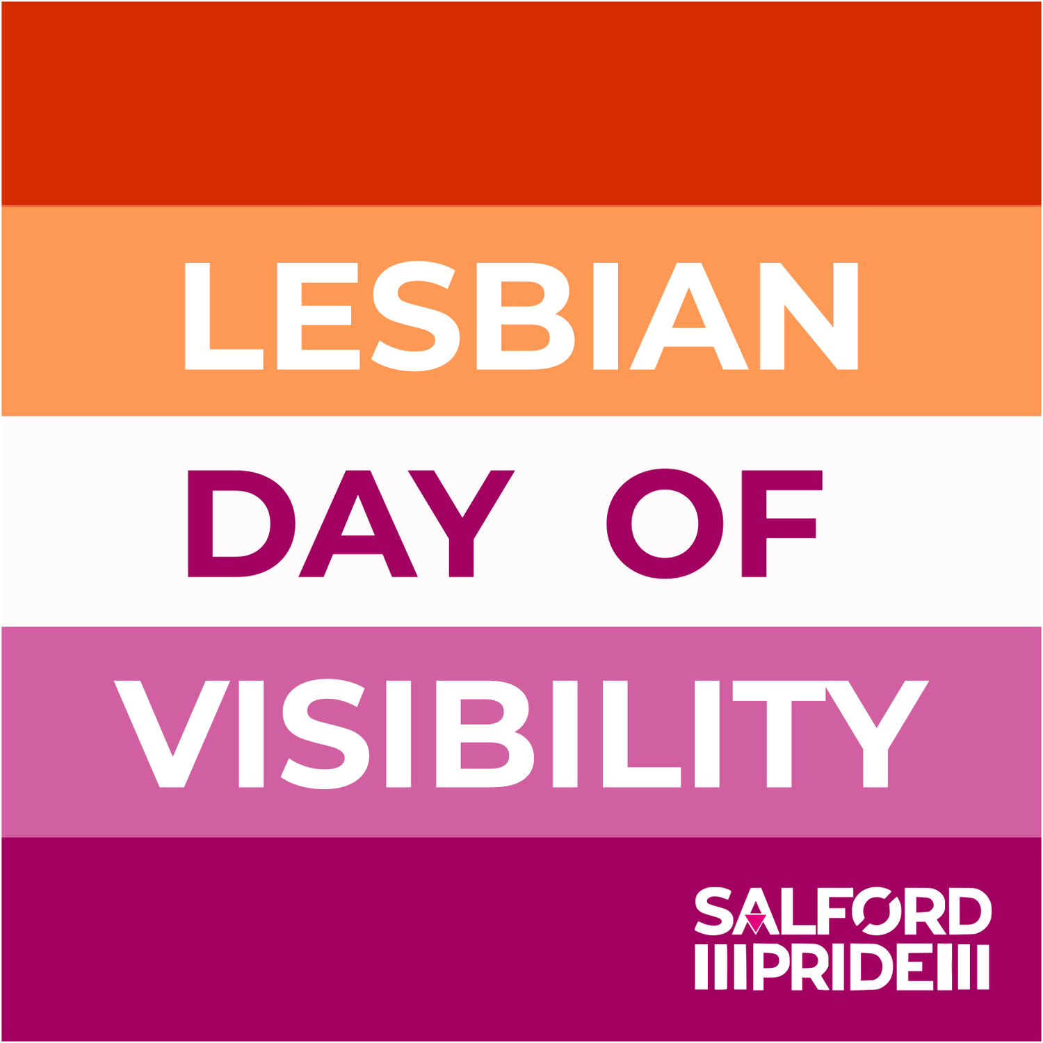 Lesbian Day of Visibility Still Matters — Salford Pride