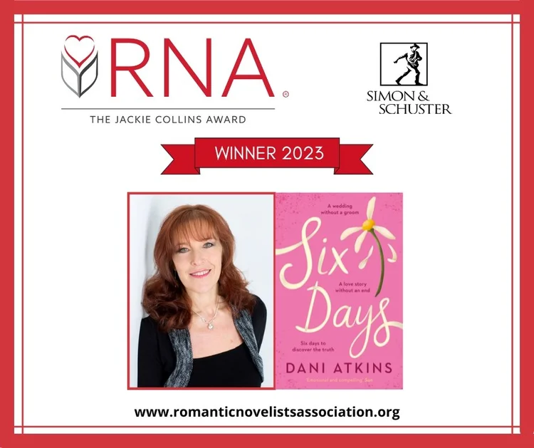 Dani Atkins wins the Jackie Collins Romantic Thriller Award at the 2023 ...