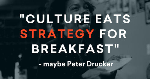 Culture Eats Strategy For Breakfast, Or Does It? — The Spark Mill - we ...