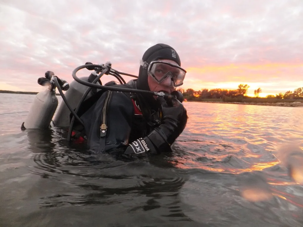 David Gibbins — Diving Lock 21: a submerged Victorian canal lock on the ...