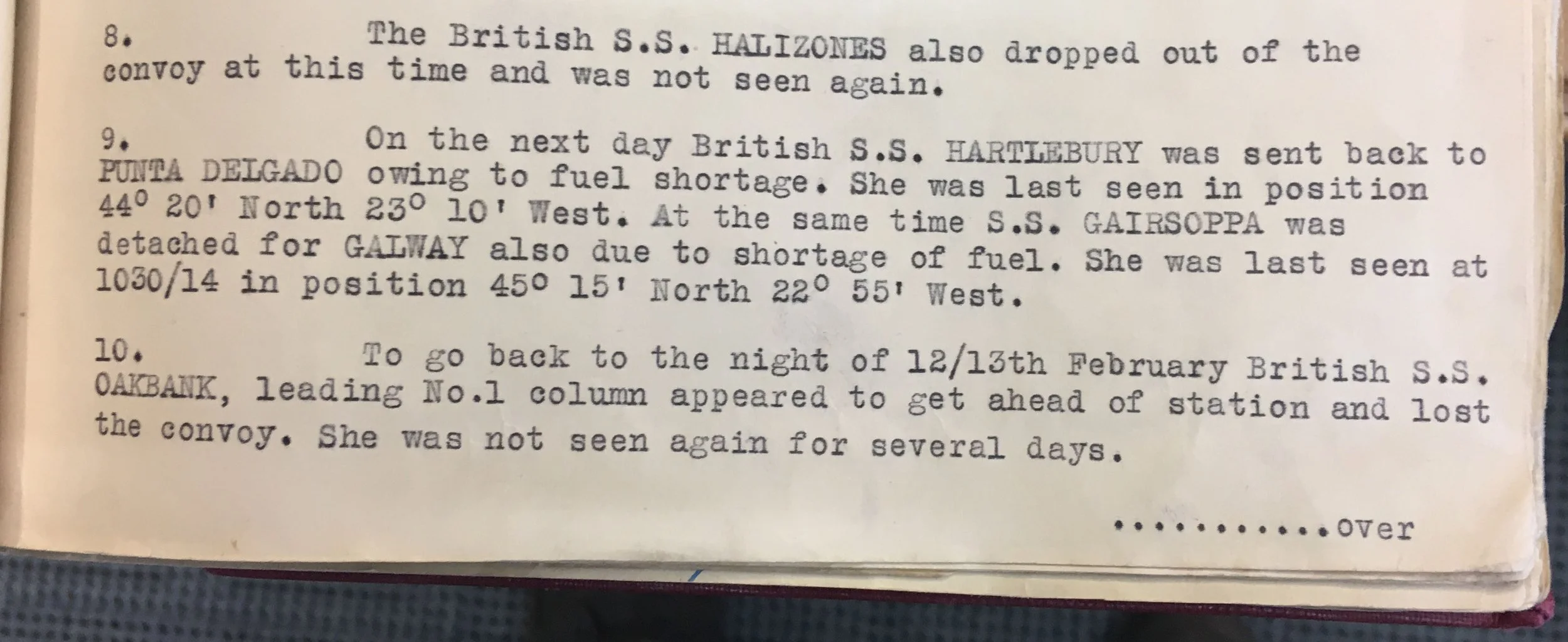 David Gibbins — SS Gairsoppa (1941)