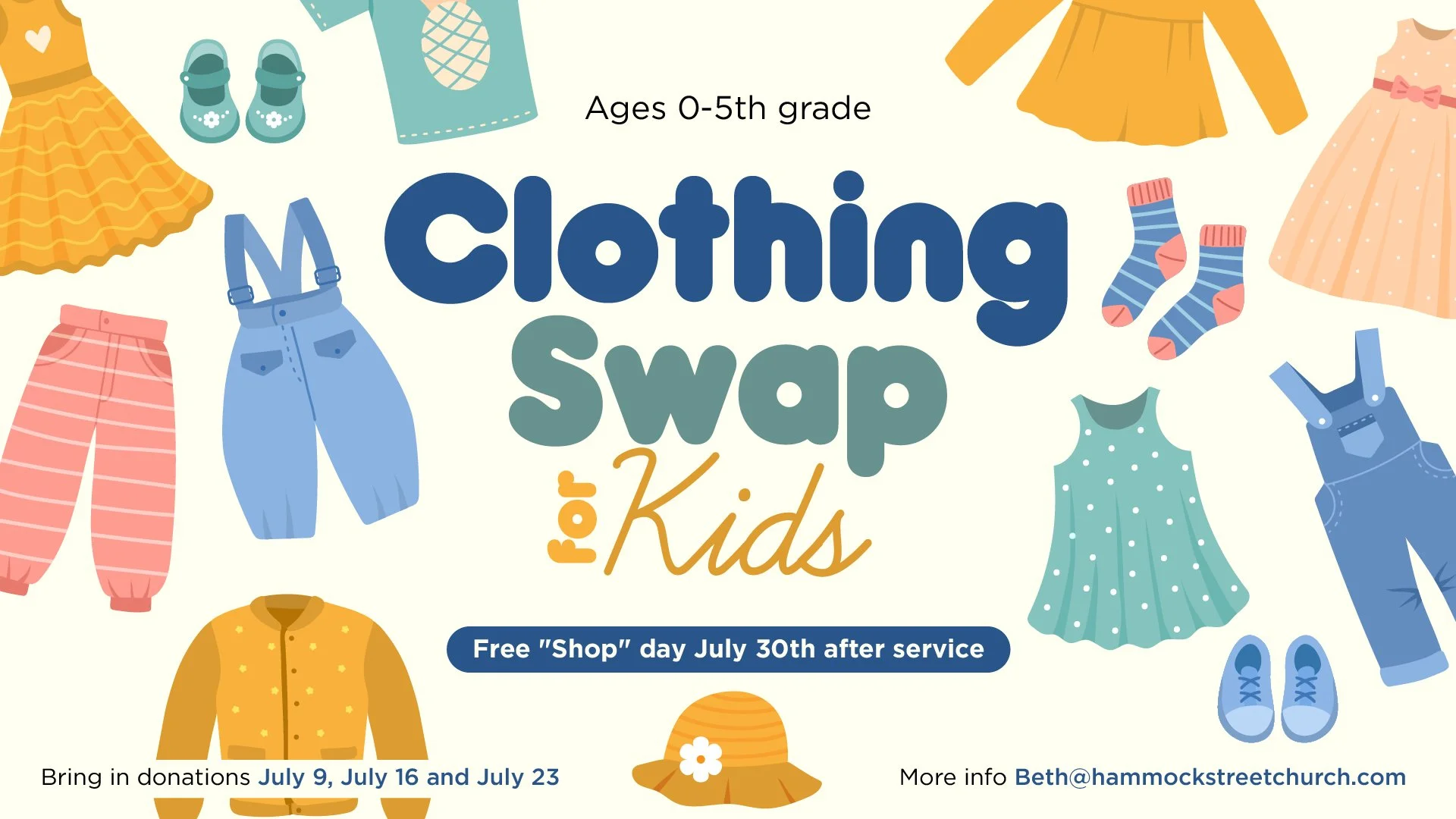 Clothing Swap For Kids — Hammock Street Church