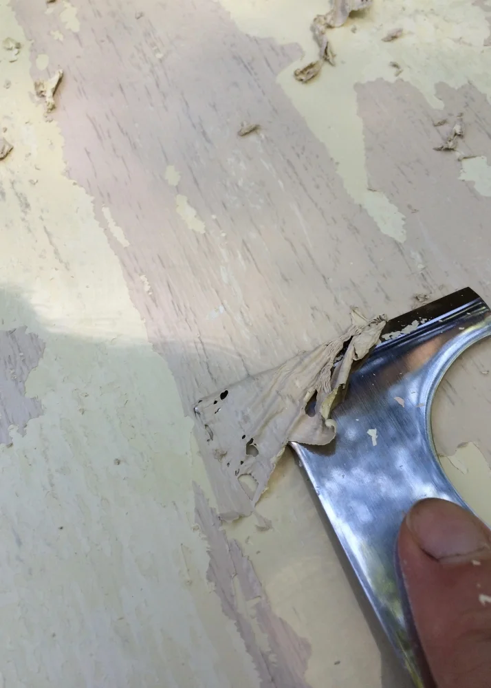 Quick Tip: Removing Chipping or Peeling Paint — Gerwerken Crafts