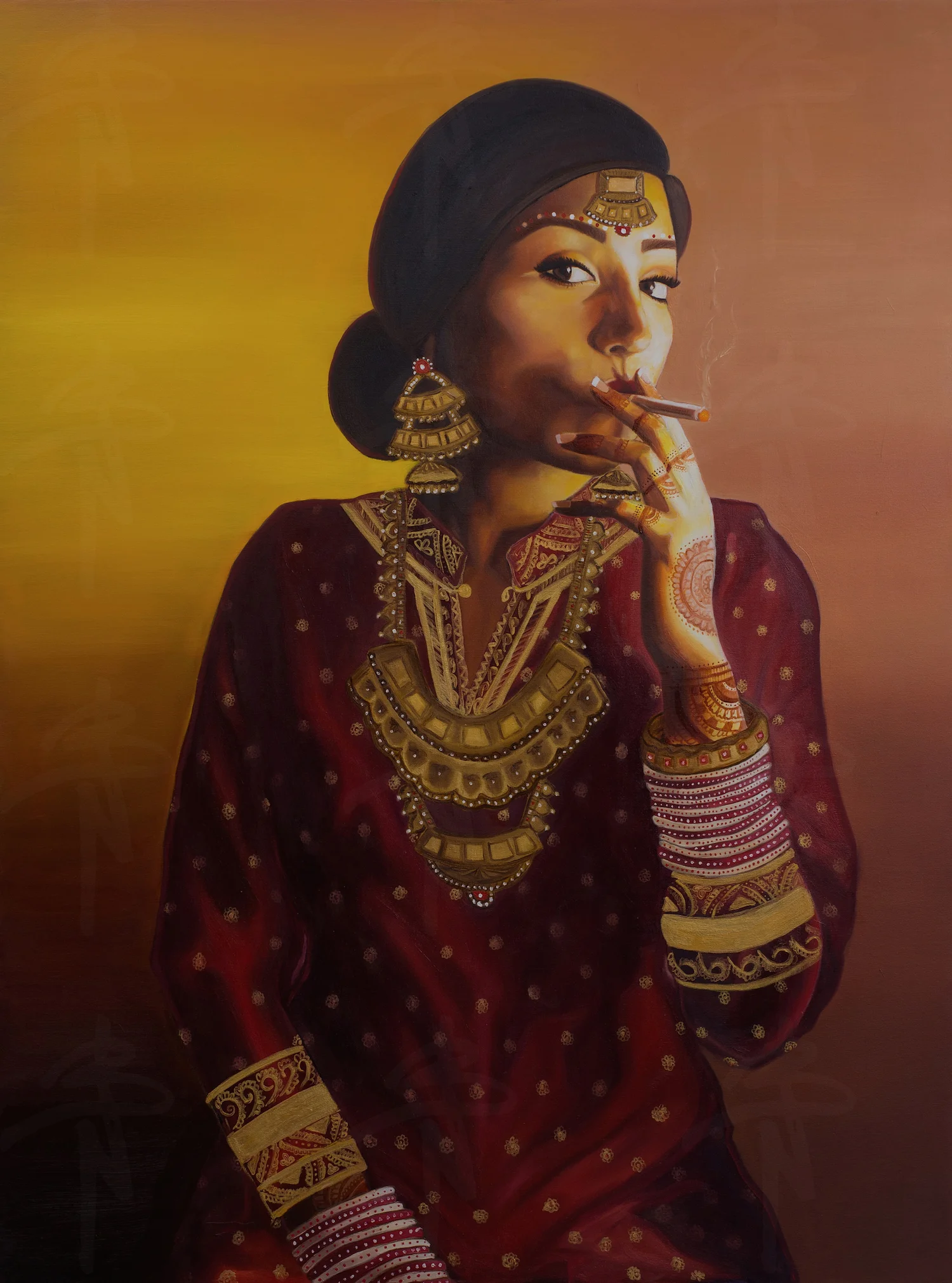 Indian Bride Paintings