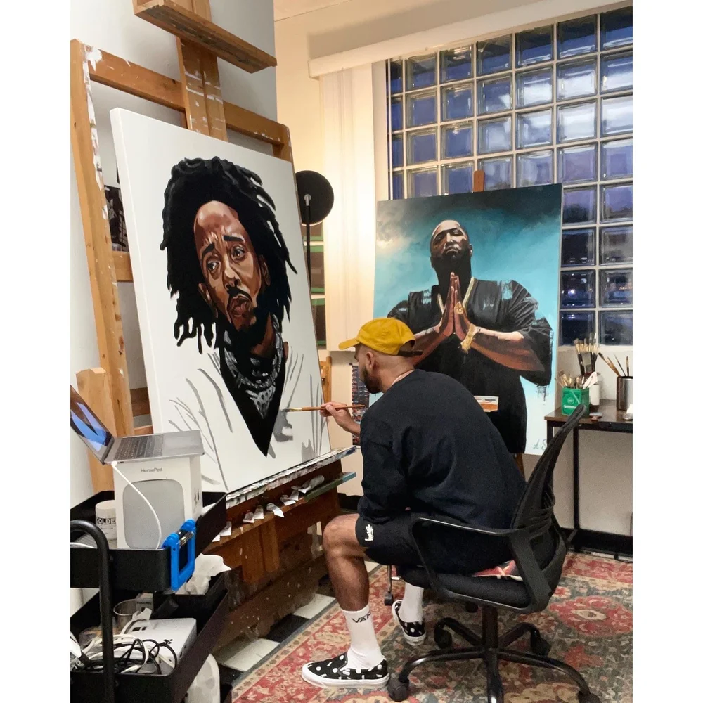 Kendrick Lamar Painting