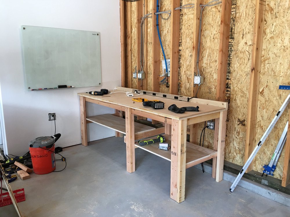 Garage Workbench 2x4