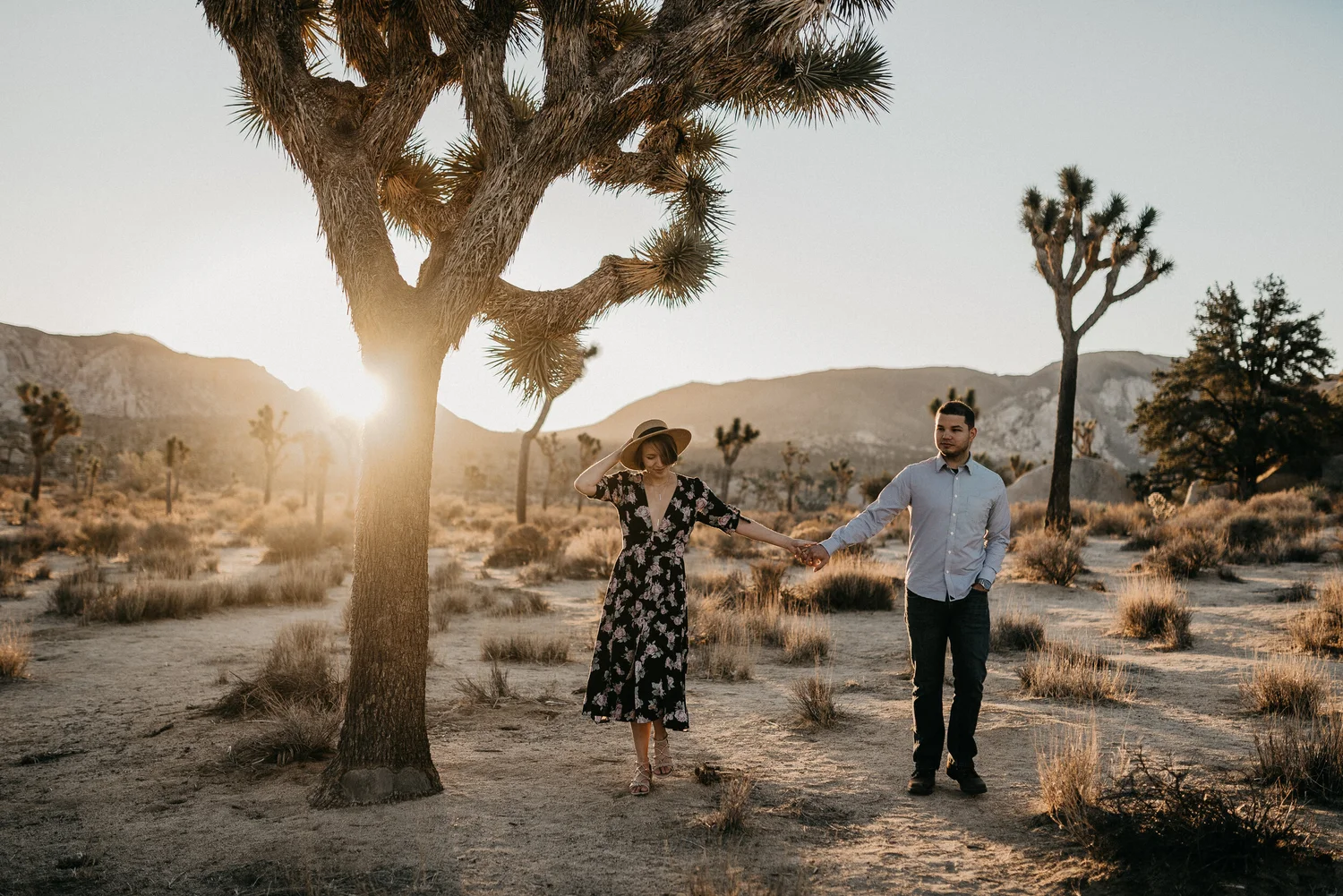 Erin and Aj | Joshua Tree Sunrise Anniversary Session | Destination ...
