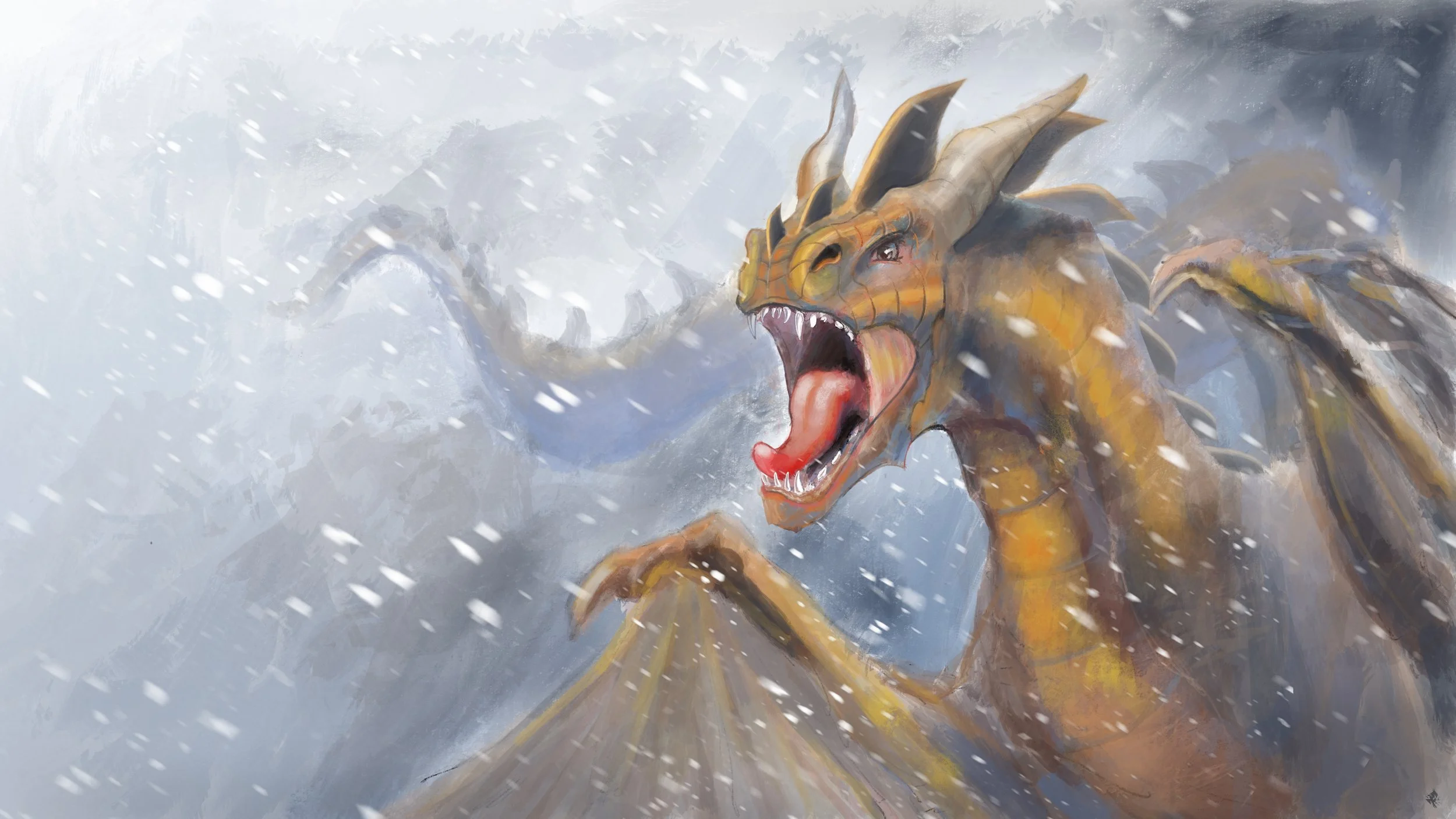 Procreate Dragon Process — Mark Cela Graphics