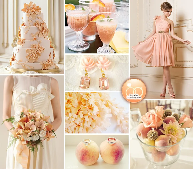 Peach Colored Party Decorations