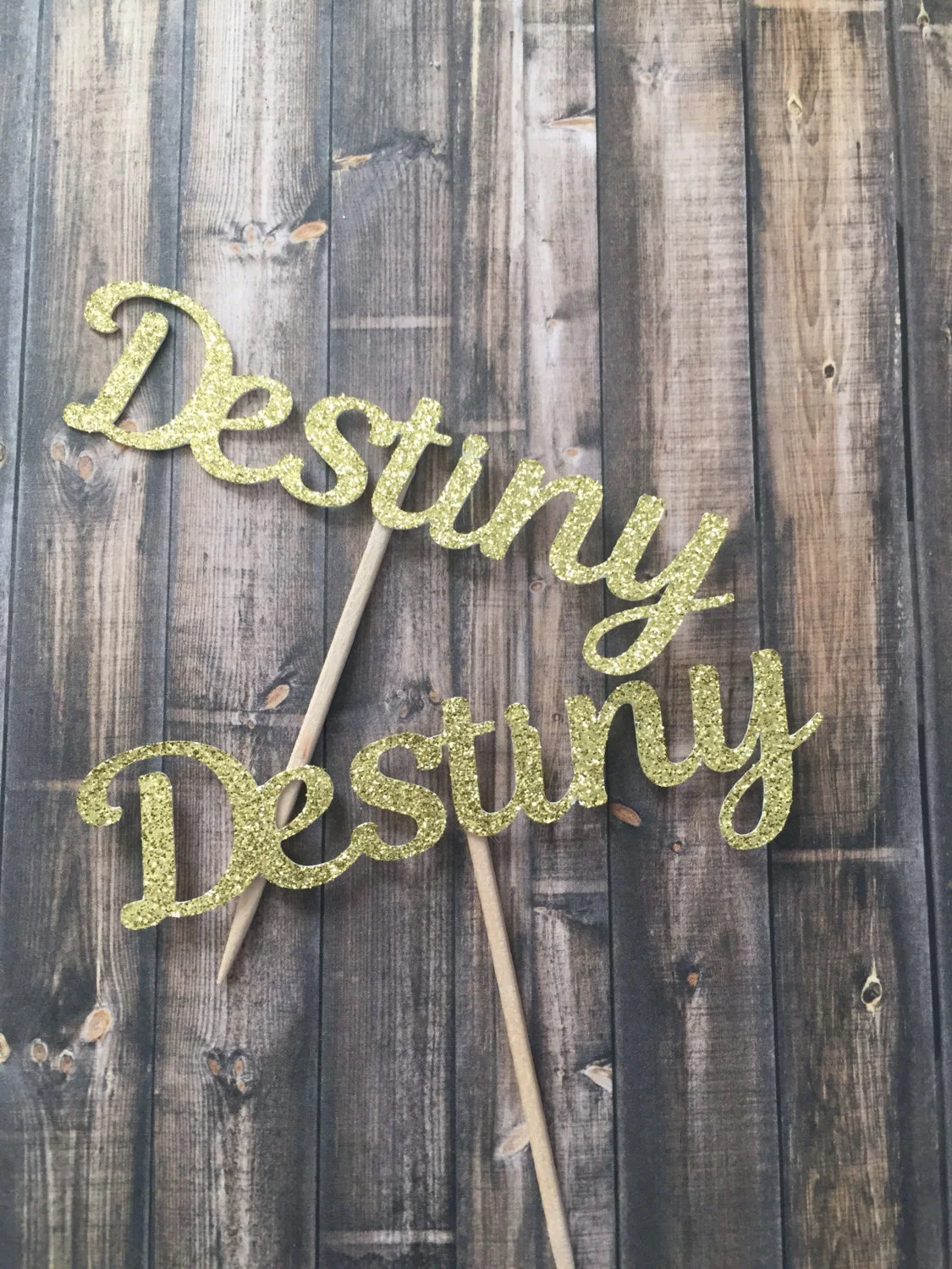 The Name Destiny In Bubble Letters
