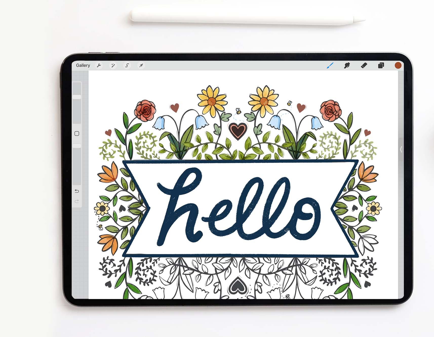 Decorative Frames Procreate Digital Stamp Set — Lisa M. Griffin ...