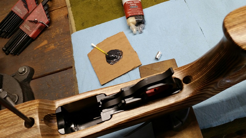 Rimfire Receiver: Installation of Rear Tab – Custom Shooting Technologies