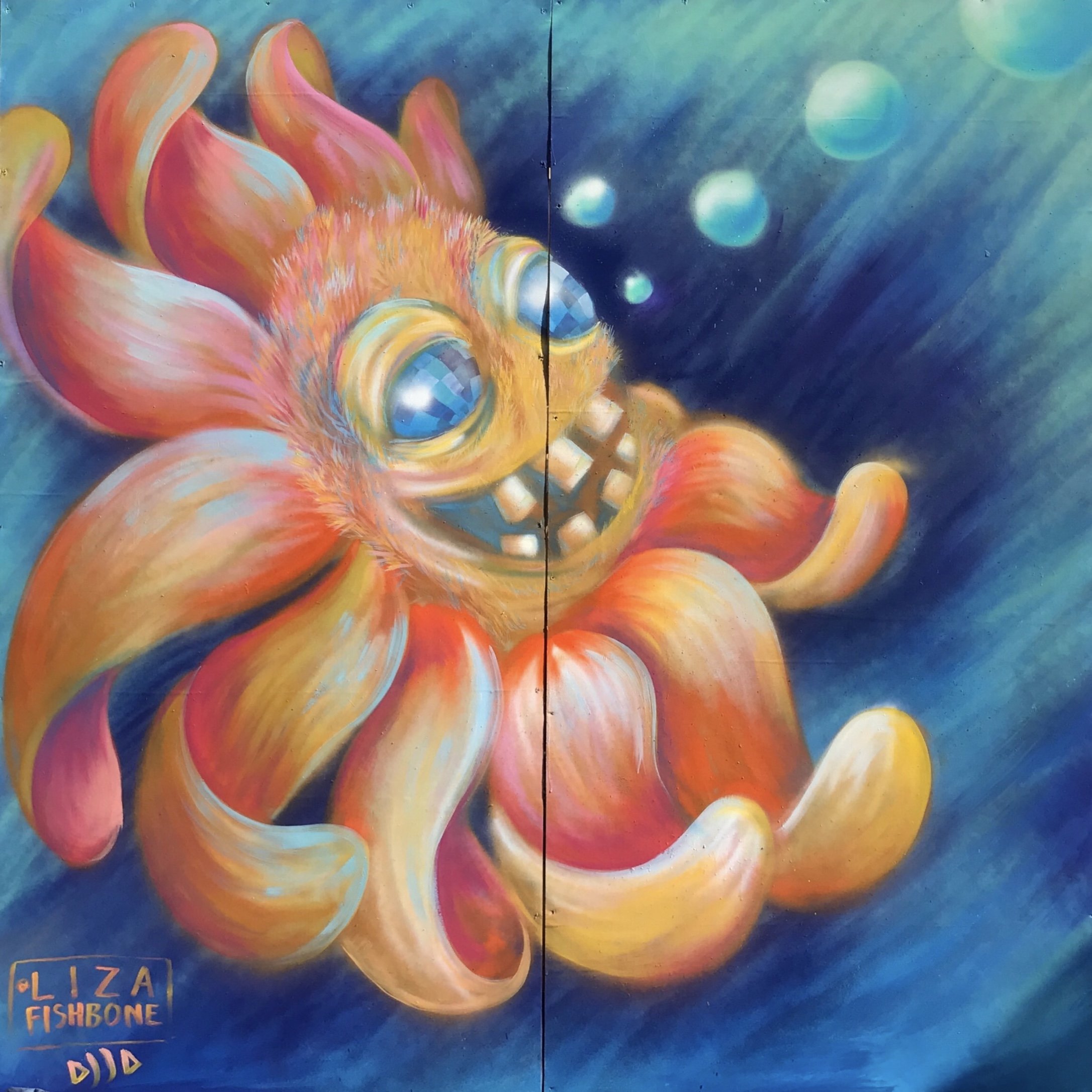 HAND PAINTED MURALS — LIZA FISHBONE