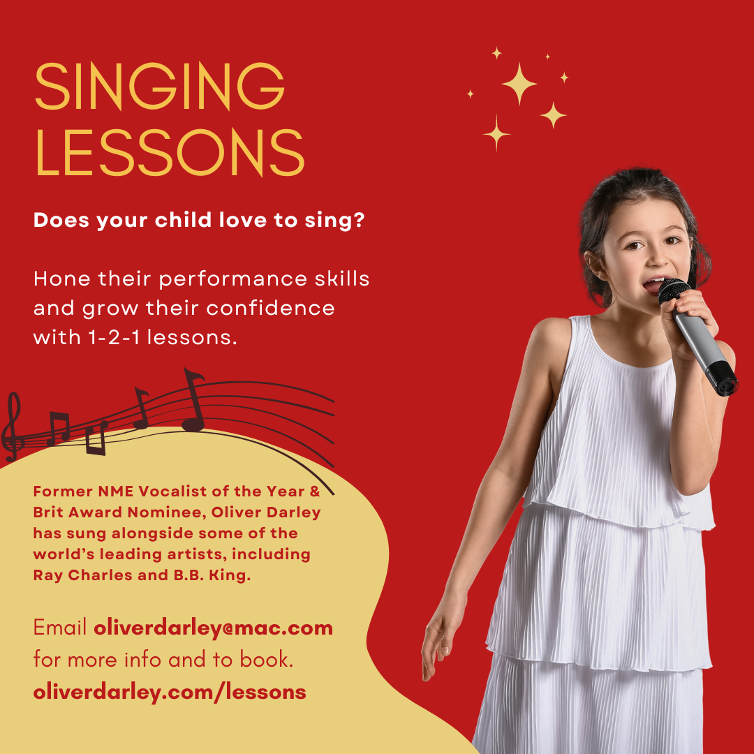 Singing lessons for children in Walton-on-Thames, Surrey — Oliver Darley
