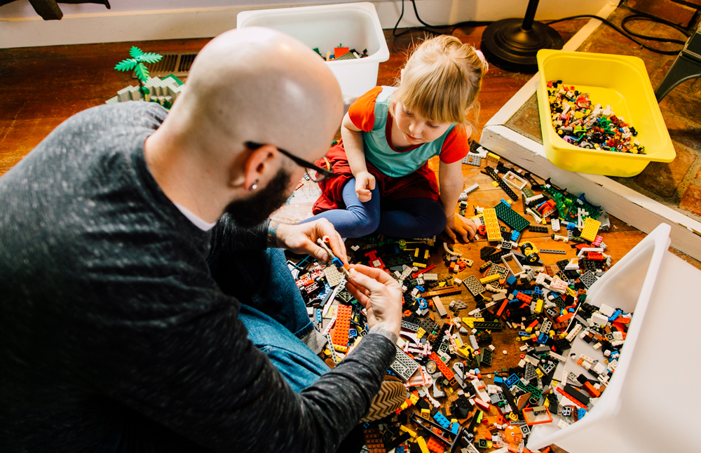 Father-Daughter Lego Lifestyle Session, Bellingham WA — Katheryn Moran ...