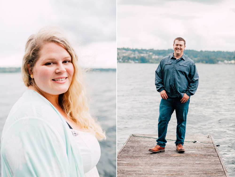 Seattle Engagement Photographer Lake Washington Couple Session Ashley Zach