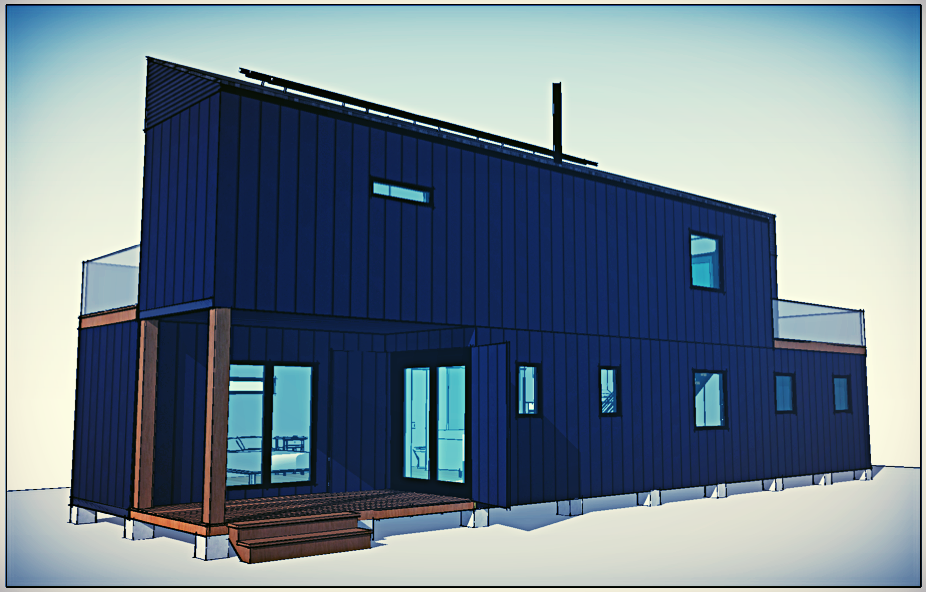 Shipping Container Home 2 Story