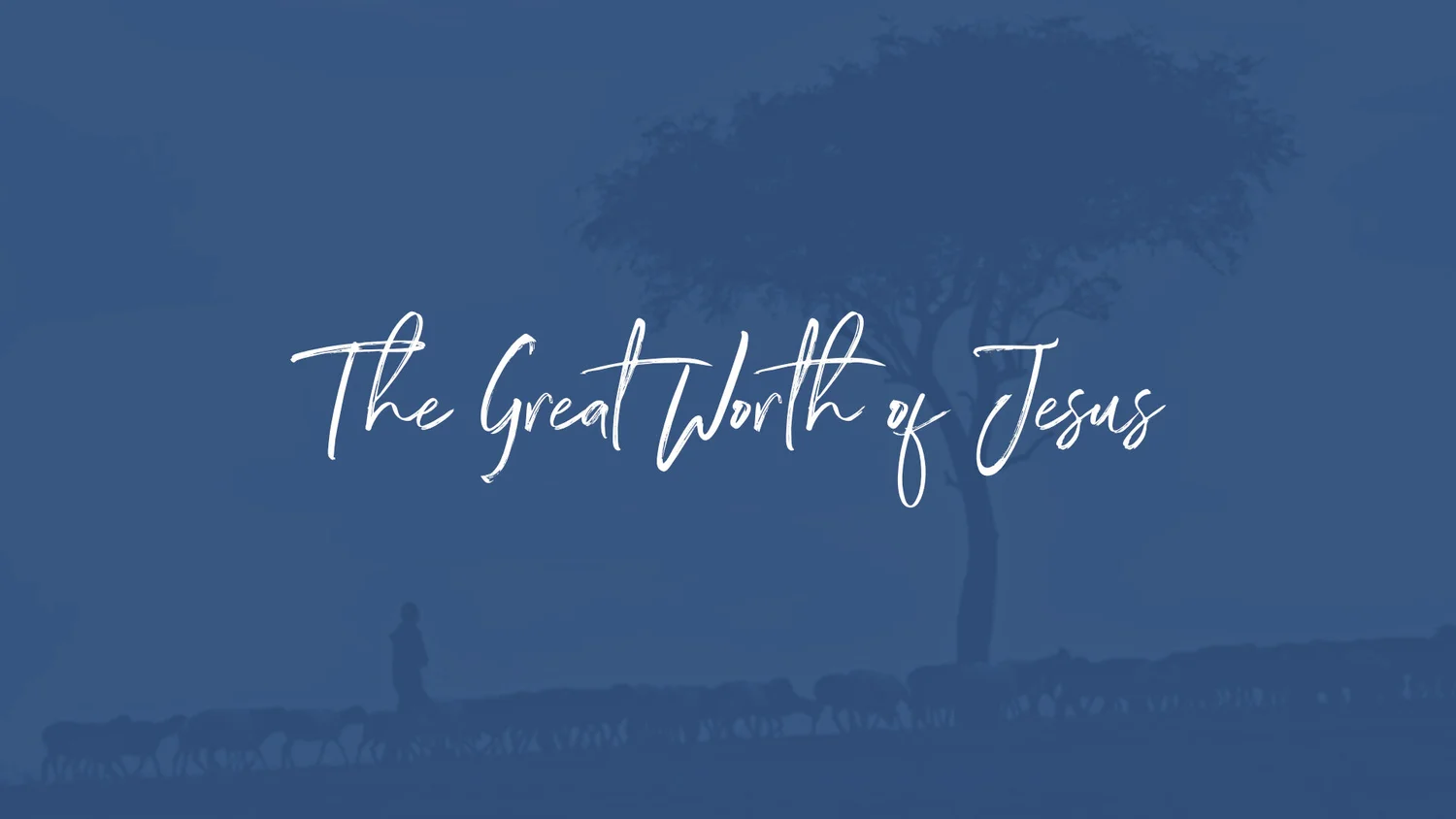 The Great Worth Of Jesus — Chester Freedom Ministries