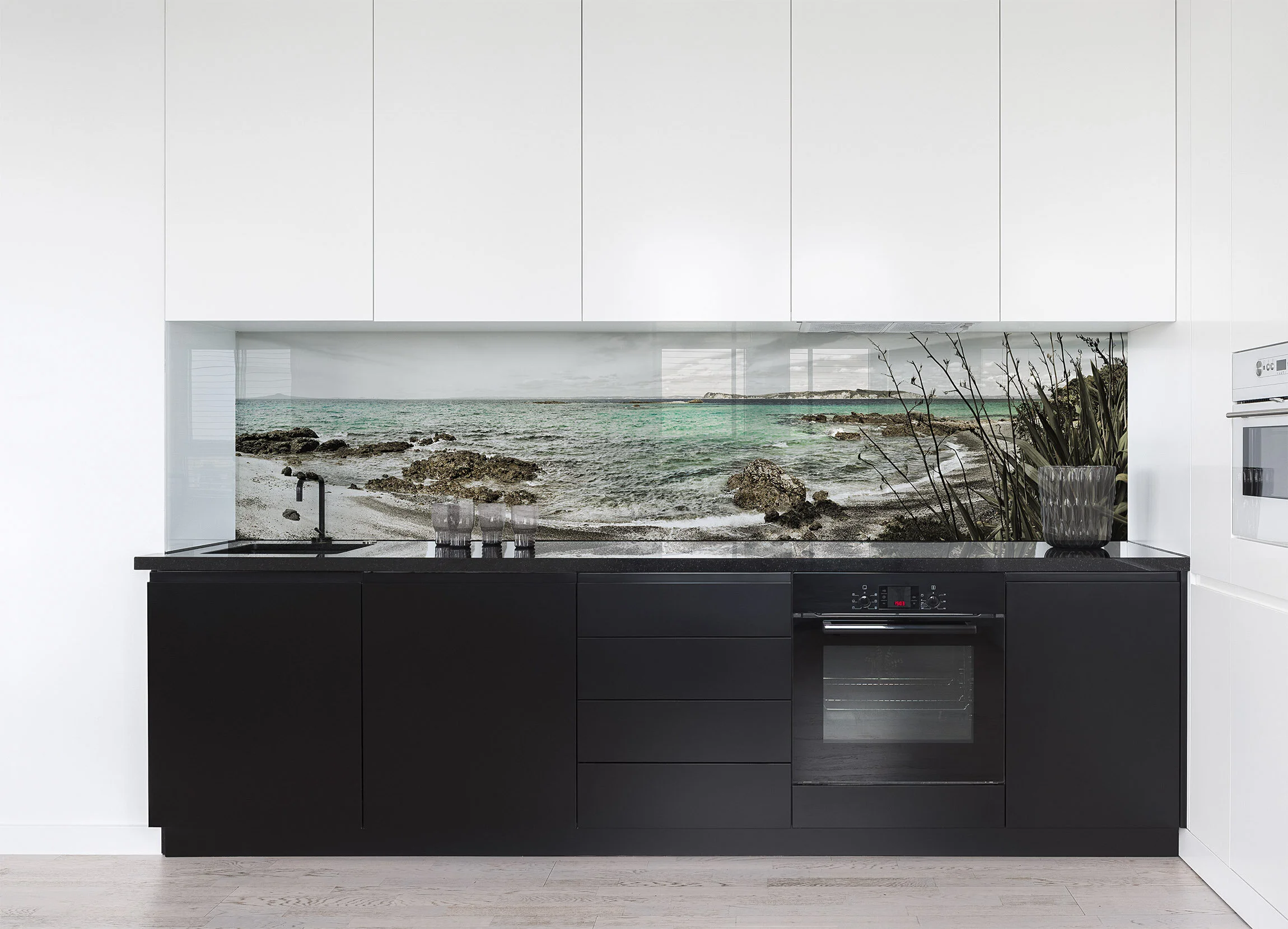 Various customer splashbacks — Printed 'images on glass' kitchen ...