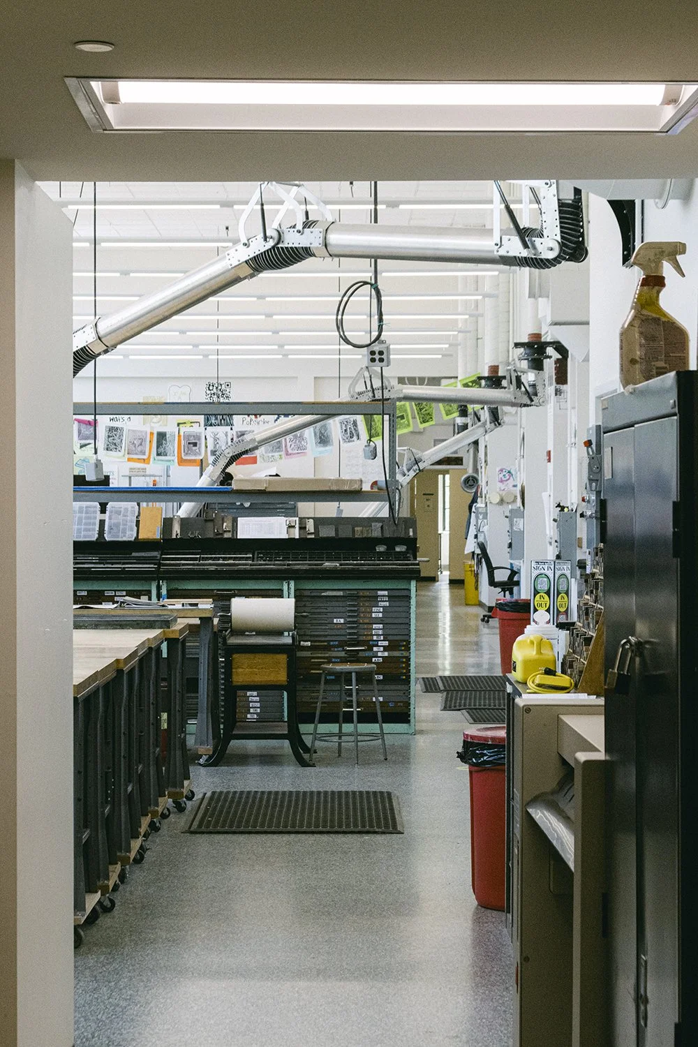 Printshop Tour at Washington University — Print Club Ltd.