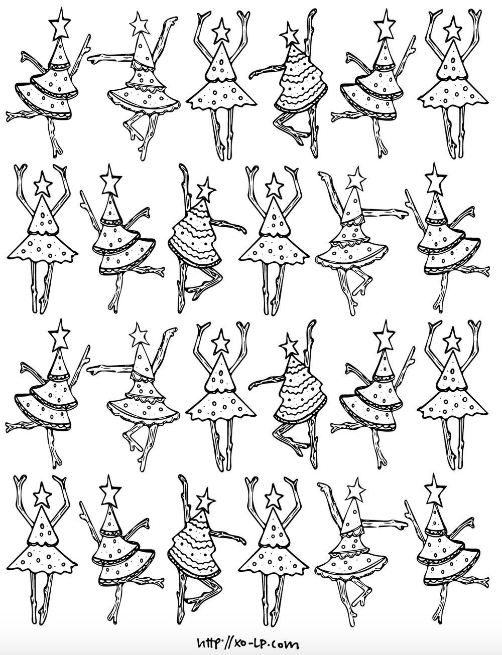 Printable Coloring Pages — XO-LP
