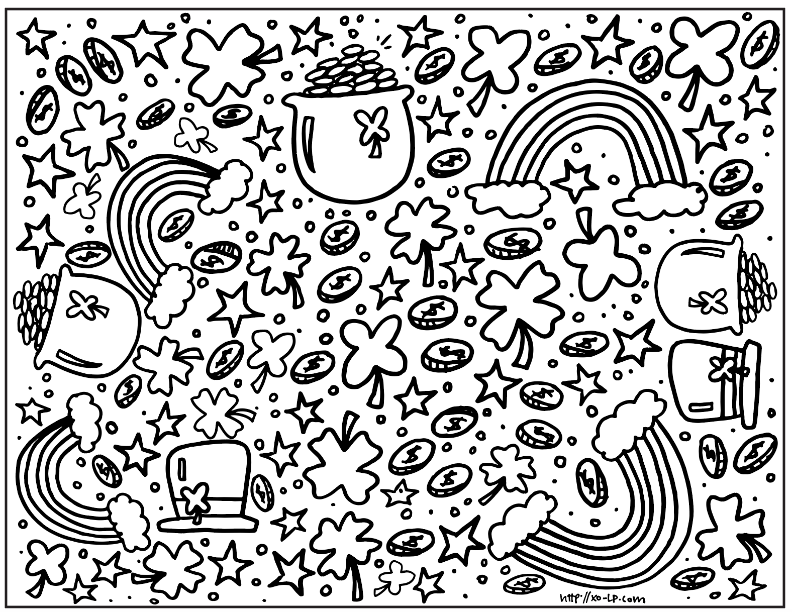 Printable Coloring Pages — XO-LP