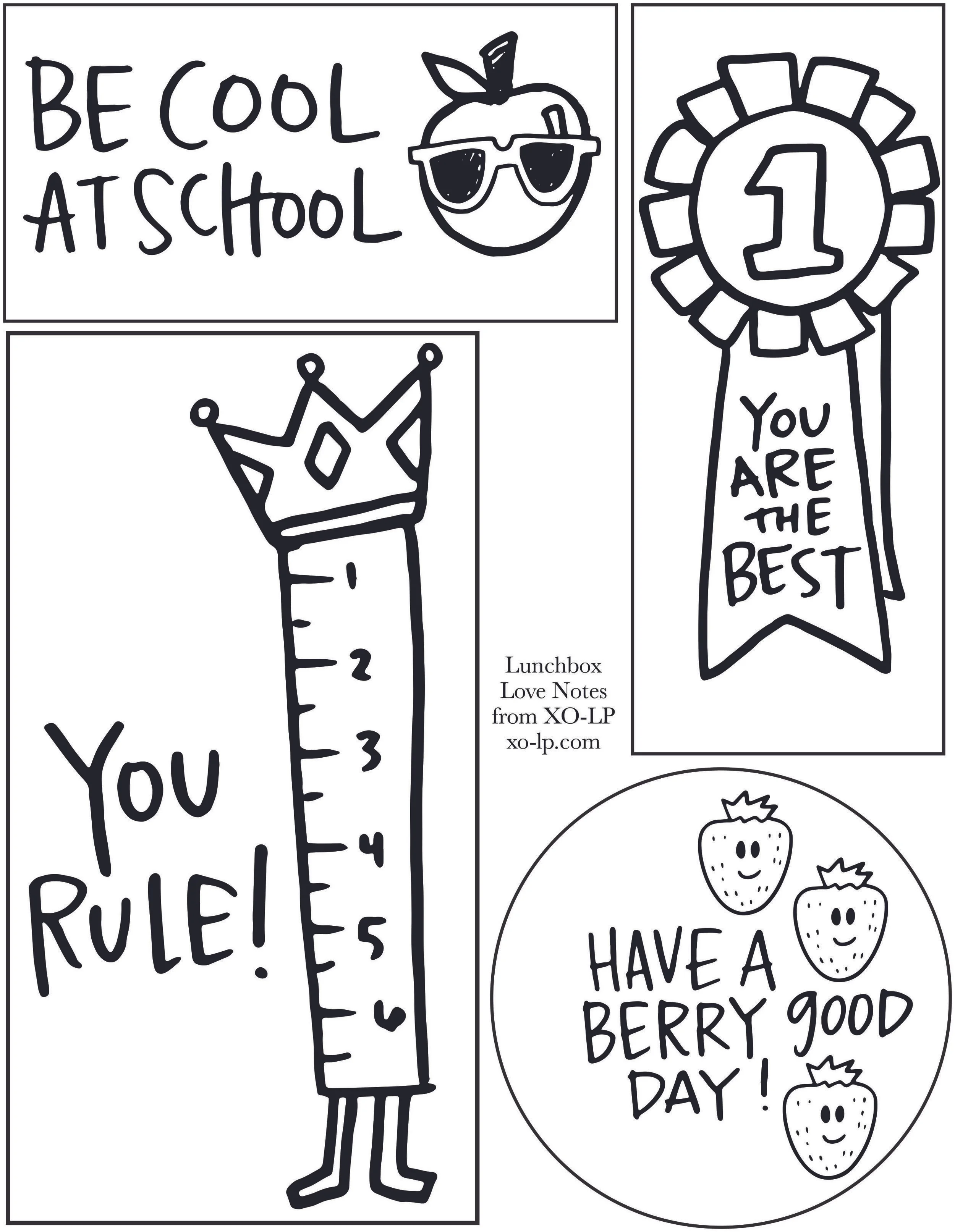 Printable Coloring Pages — XO-LP