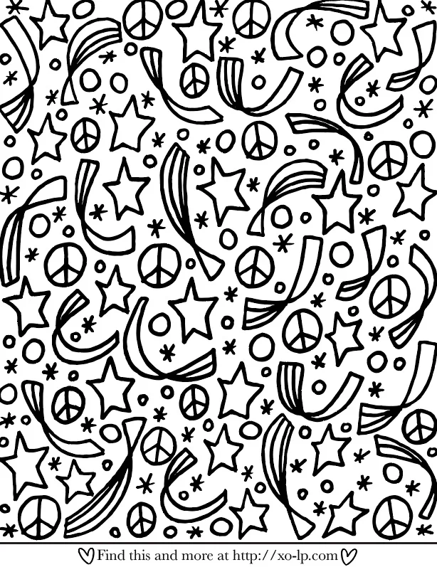 Printable Coloring Pages — XO-LP