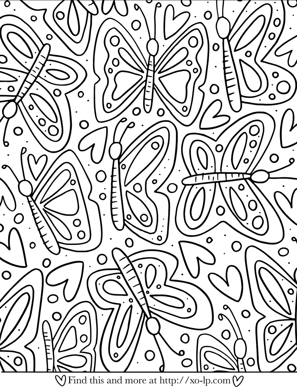 Printable Coloring Pages — XO-LP