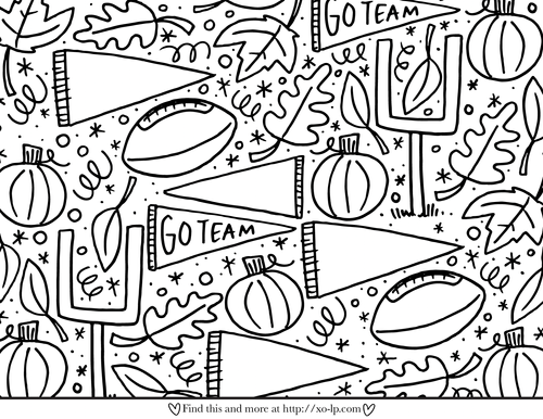Printable Coloring Pages — XO-LP