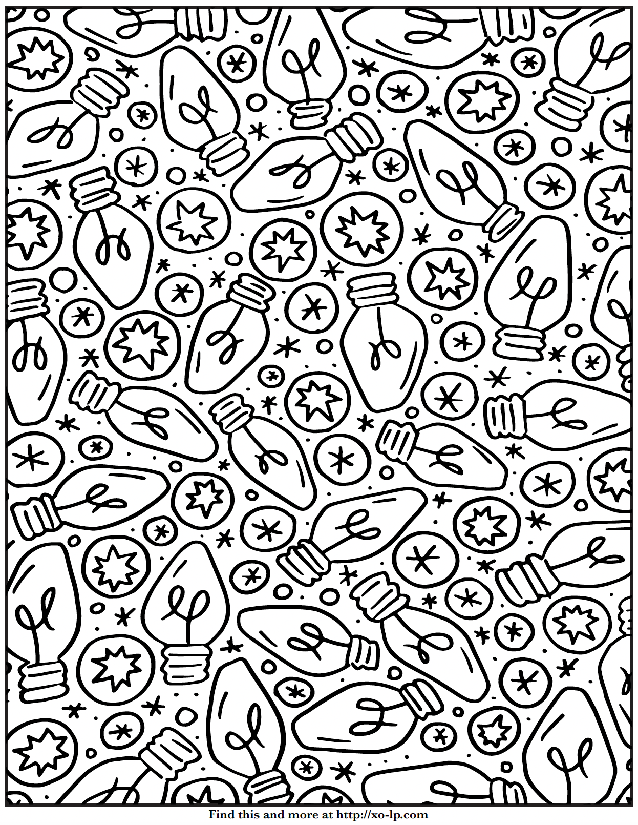 Printable Coloring Pages — XO-LP