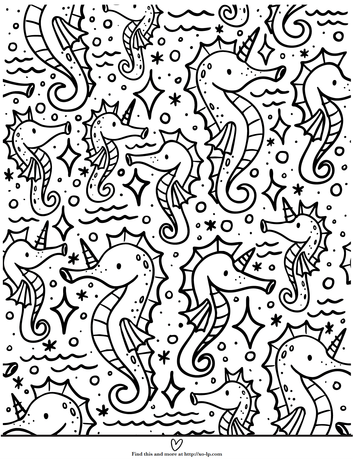 Printable Coloring Pages — XO-LP