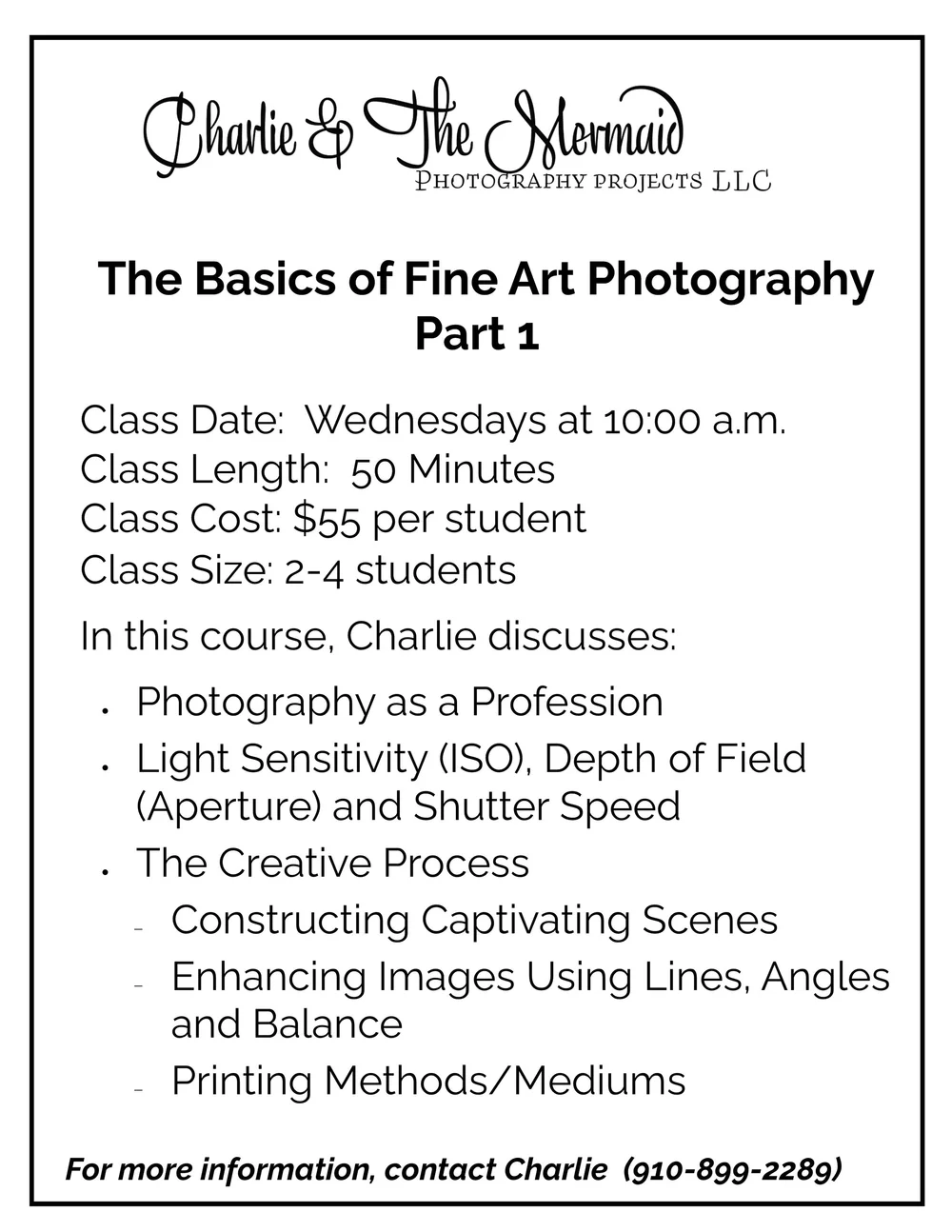 Classes and Lessons — theArtWorks™