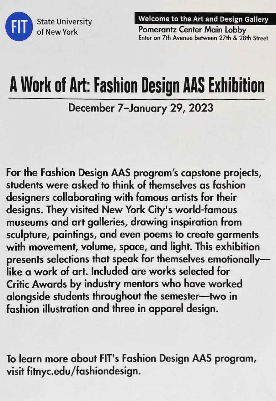 Student Designs at F.I.T — LIZ HEATHER