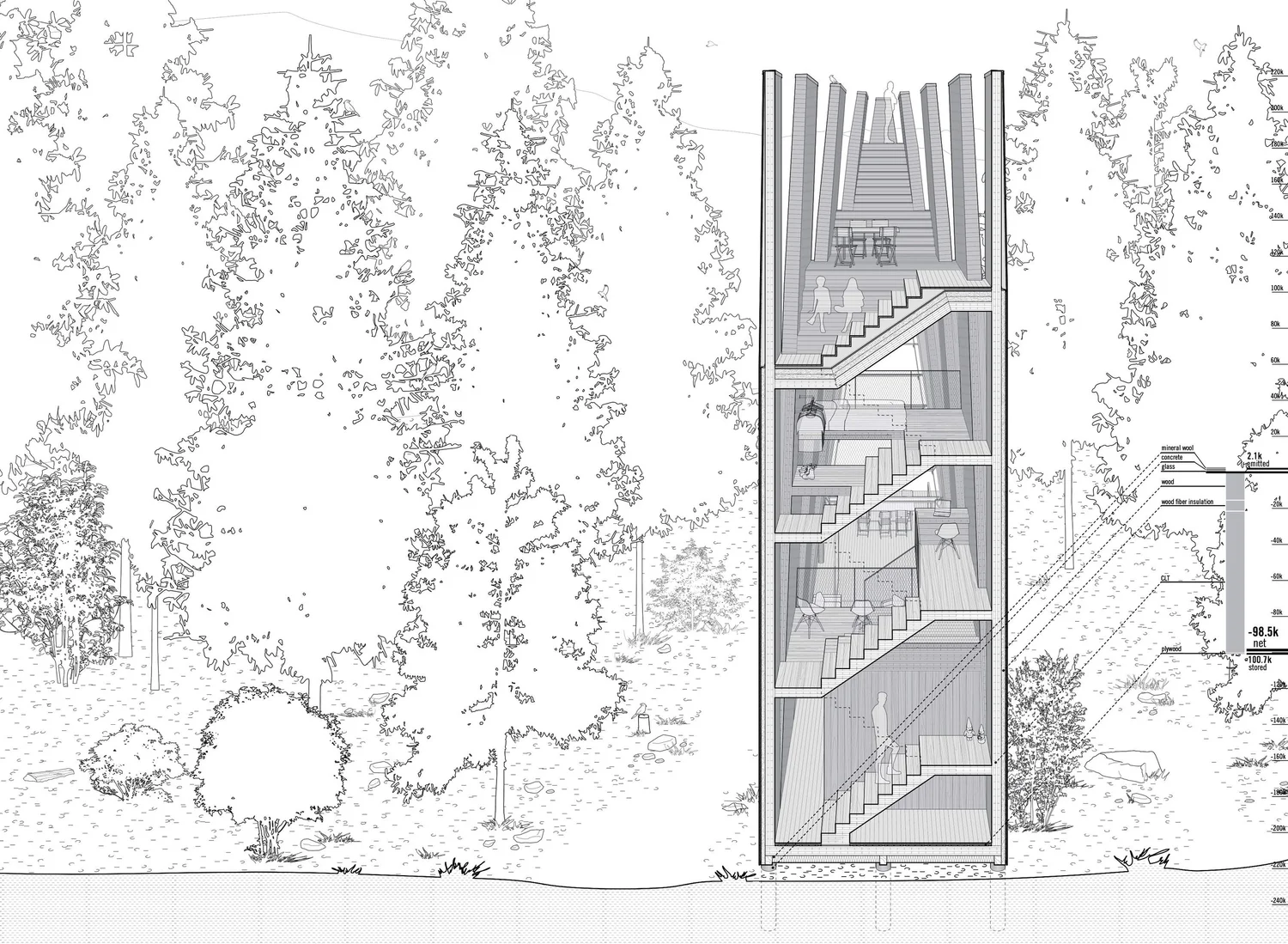 CLT A-Frame House — LTL Architects