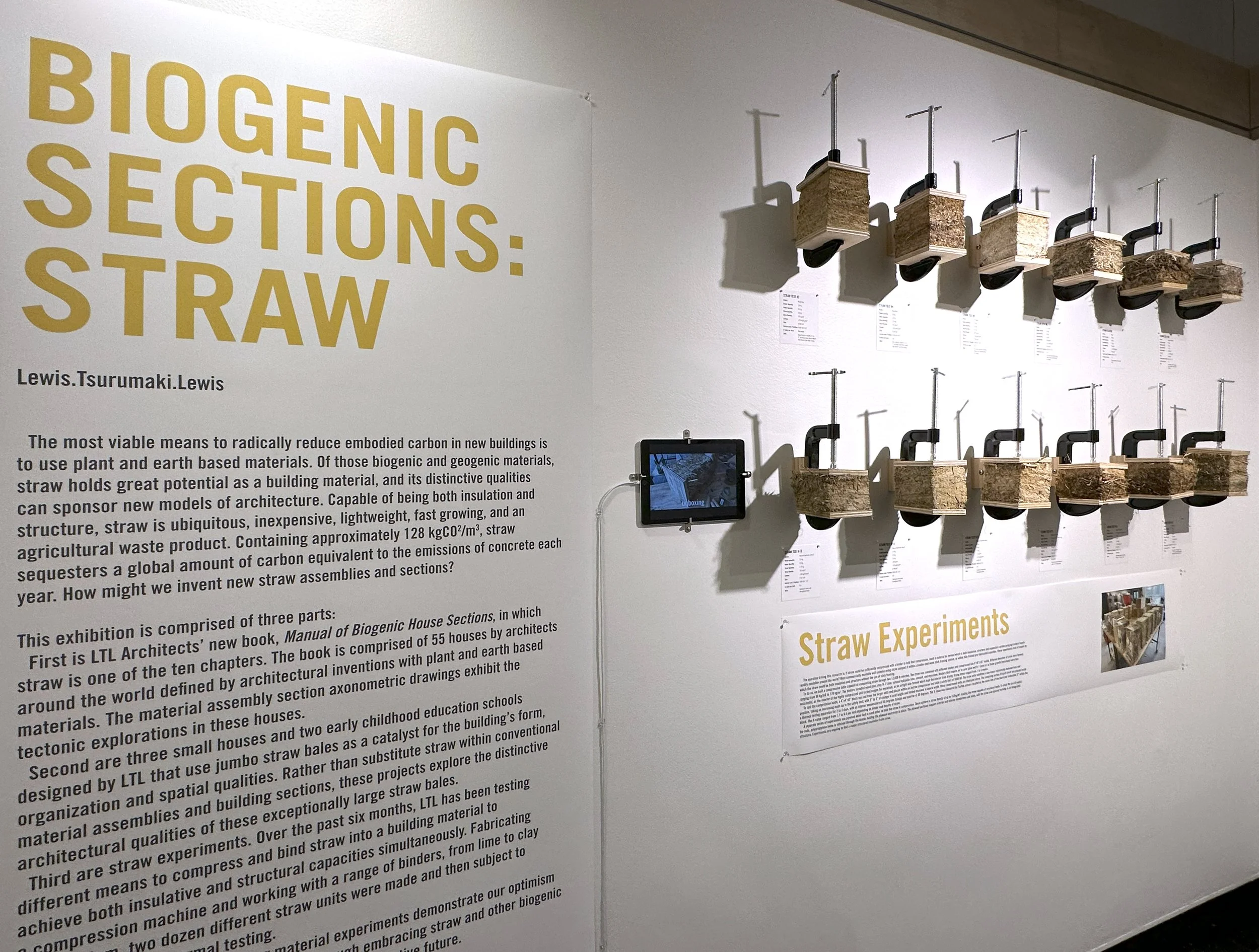 Biogenic Sections : Straw — LTL Architects