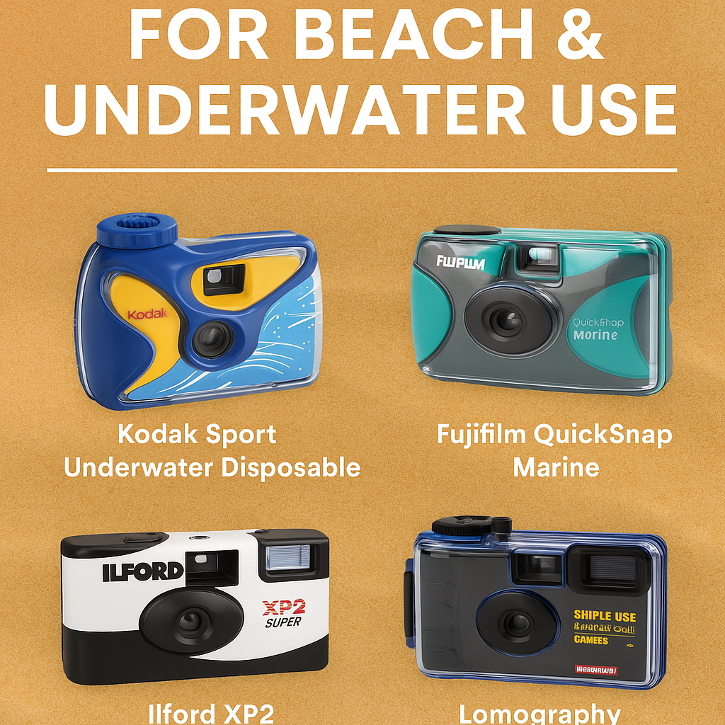 Top Disposable Cameras for Beach & Underwater Use