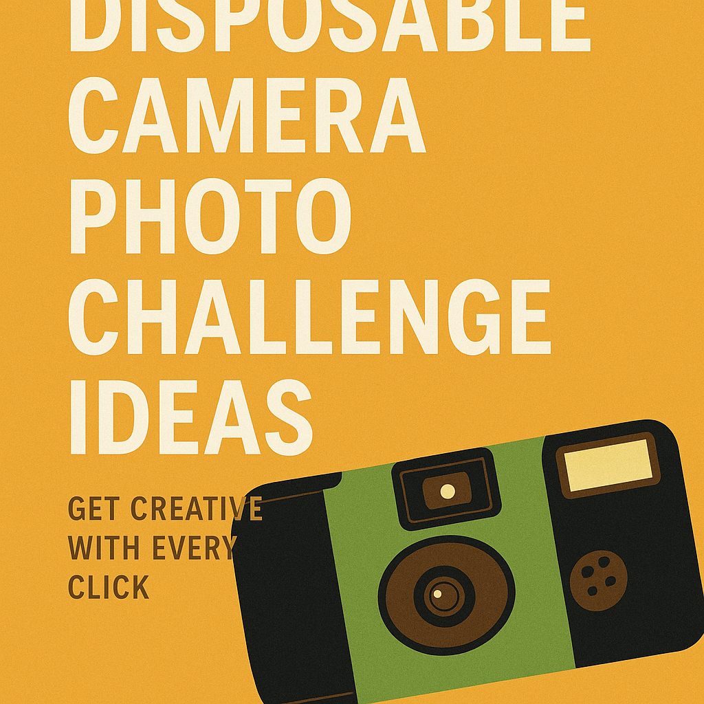 Disposable Camera Photo Challenge Ideas: - Creative Fun for All