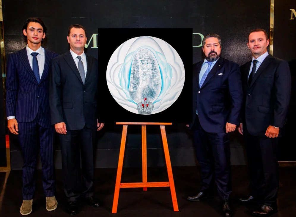 The Mouawad 'Romanovs Rough Diamond' painting by Reena Ahluwalia ...