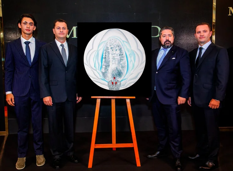 The Mouawad 'Romanovs Rough Diamond' painting by Reena Ahluwalia ...