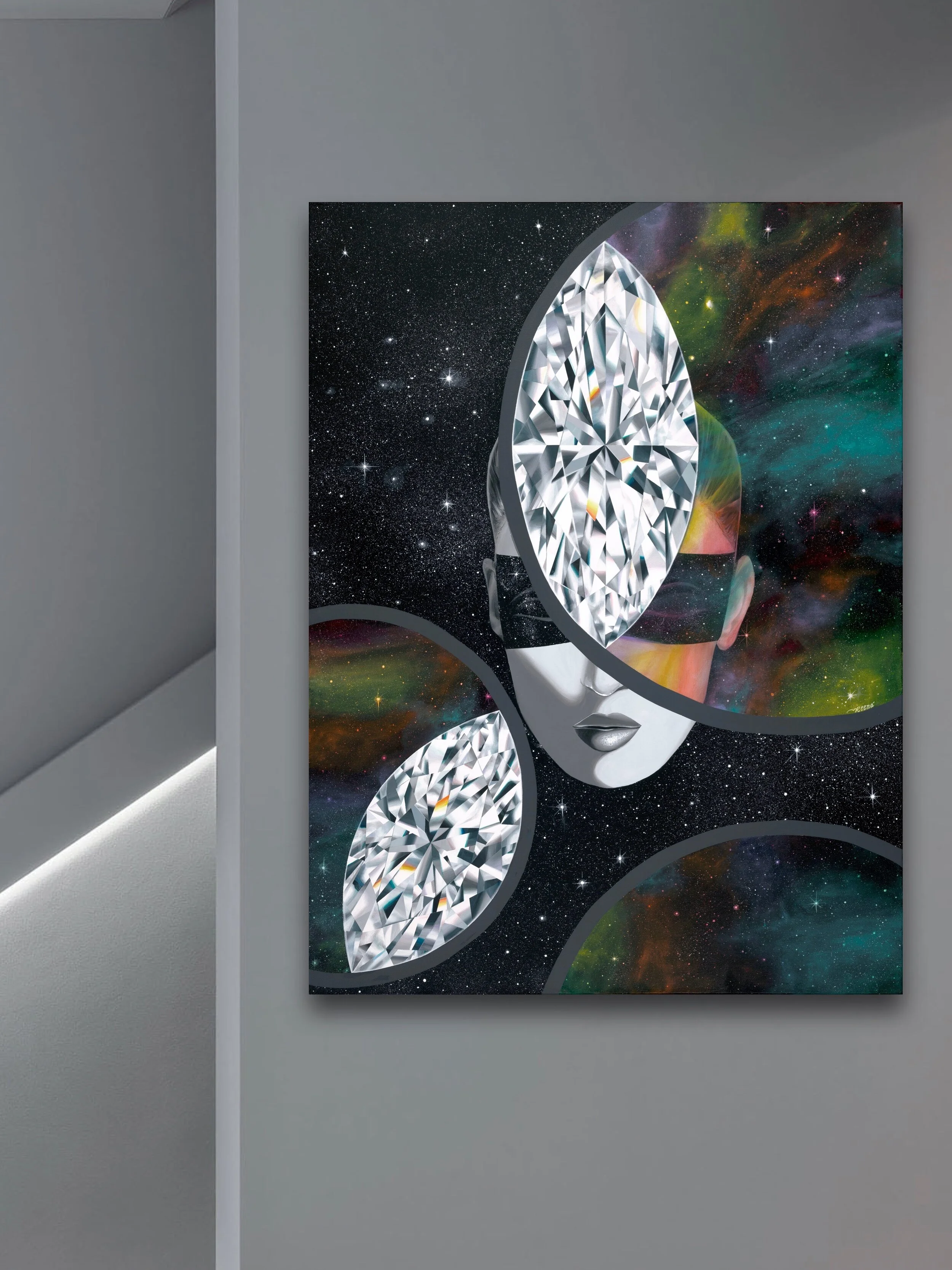 The Third Eye Diamond Painting by Reena Ahluwalia — REENA AHLUWALIA
