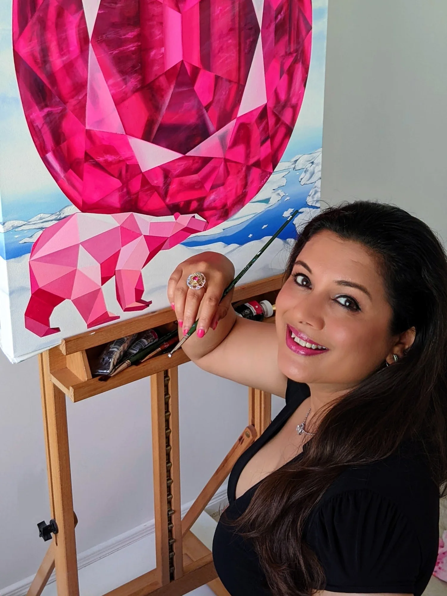 Reena Ahluwalia X Greenland Ruby Fundraiser benefits the Pink Polar ...