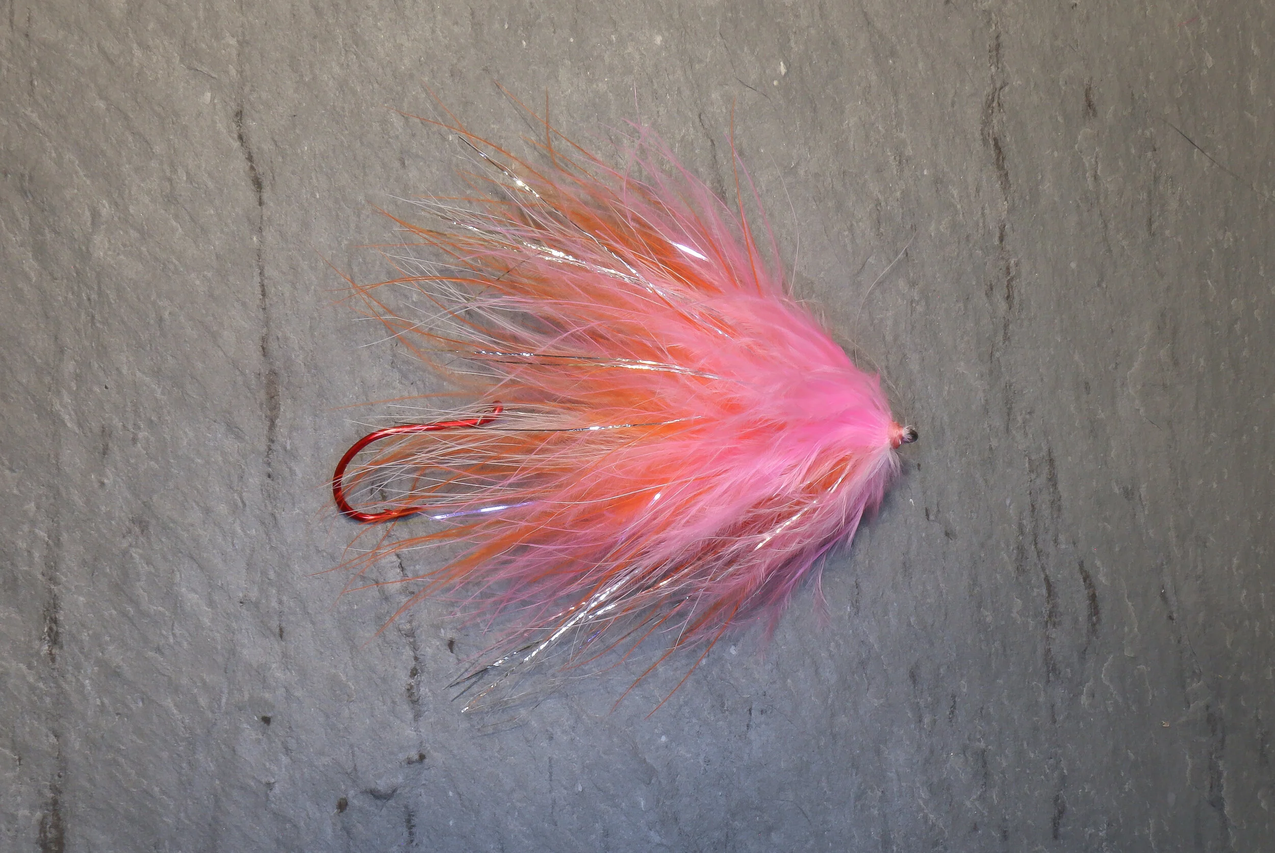 Pink/Orange Maribou (Shank) — Fly Fishing Collaborative