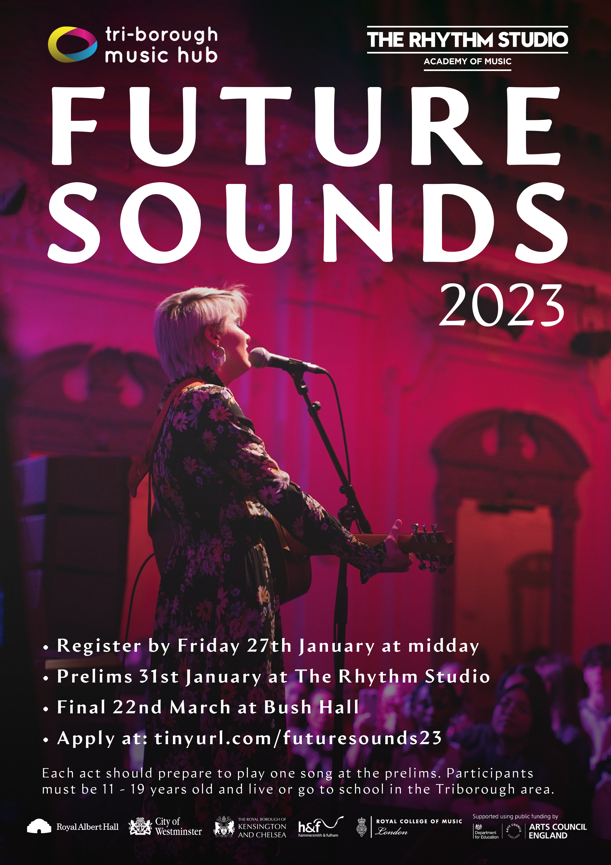 Future Sounds 2023 - Applications now — The Rhythm Studio | Academy of ...